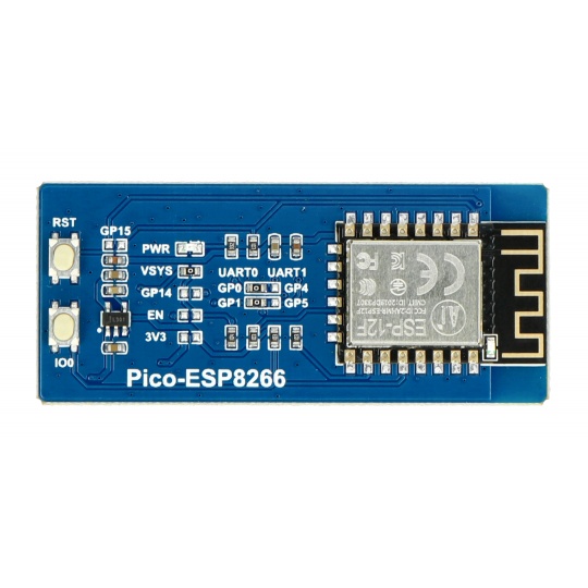Moduł WiFi ESP8266 do Raspberry Pi Pico - Waveshare 20182 Sklep Botland