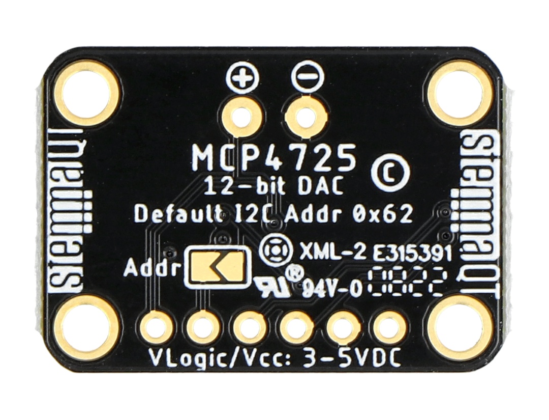MCP4725 Breakout Board - przetwornik cyfrowo-analogowy DAC - 12-bit ...