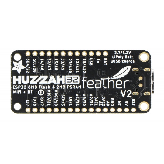 Adafruit ESP32 Feather V2 - 8 MB Flash + 2 MB PSRAM - STEMMA QT - Adafruit 5400 Sklep Botland
