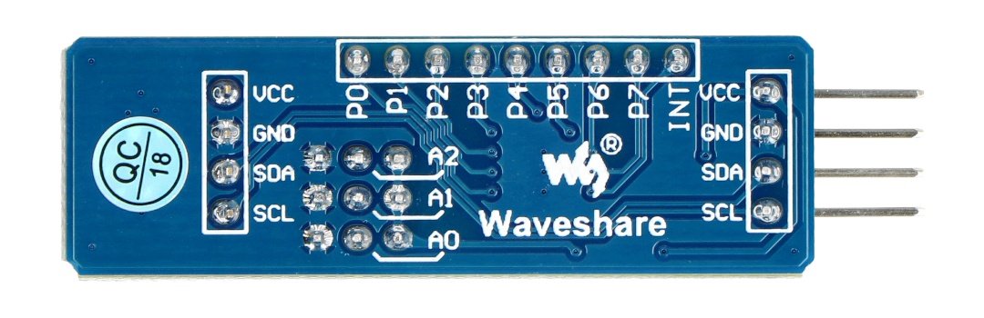 Moduł PCF8574 - ekspander wyprowadzeń mikrokontrolera - Waveshare 3708 ... Moduł PCF8574 - ekspander wyprowadzeń mikrokontrolera - Waveshare 3708 ...