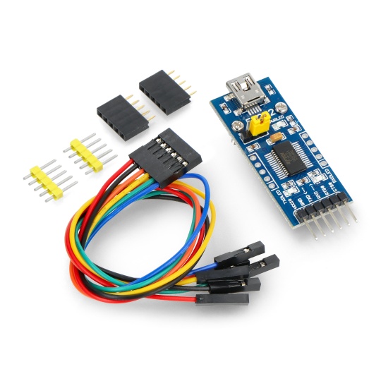 Konwerter USB-UART FTDI FT232RL - gniazdo miniUSB Sklep Botland Konwerter USB-UART FTDI FT232RL - gniazdo miniUSB Sklep Botland