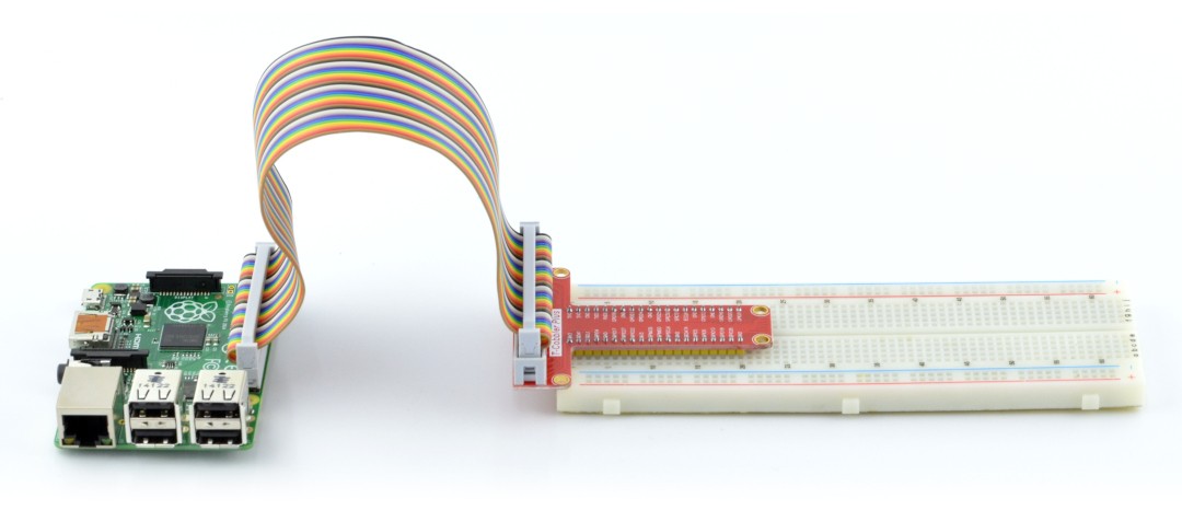 Rozszerzenie GPIO Raspberry Pi 3/2/B+ do płytki stykowej + taśma Sklep ... Rozszerzenie GPIO Raspberry Pi 3/2/B+ do płytki stykowej + taśma Sklep ...