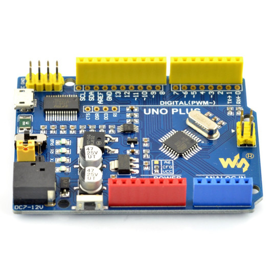 Uno Plus - kompatybilny z Arduino - Waveshare 10205 Botland - Sklep dla ...