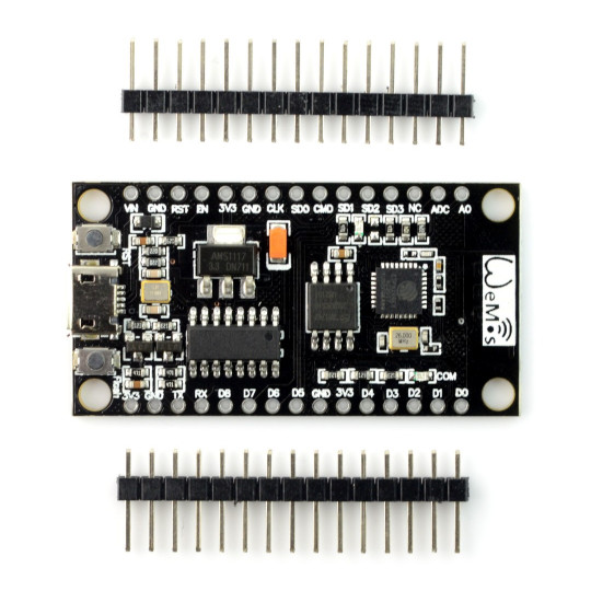 Moduł Wifi Esp8266 Wemos Nodemcu V3 32mb 11 Gpio Adc Pwm Sklep Botland