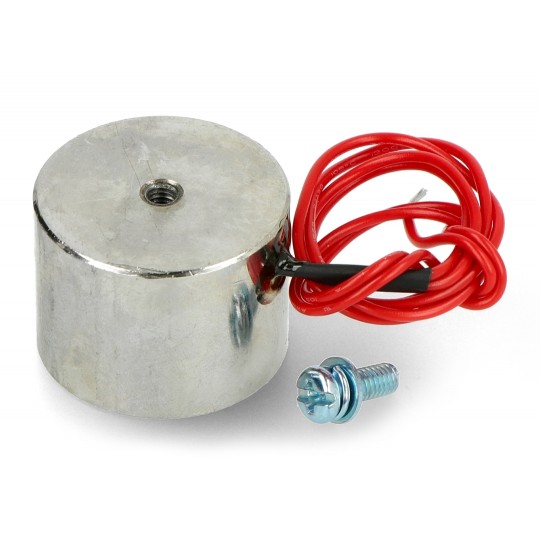 Elektromagnes trzymający 12V 3W 15kgf Sklep Botland Elektromagnes trzymający 12V 3W 15kgf Sklep Botland